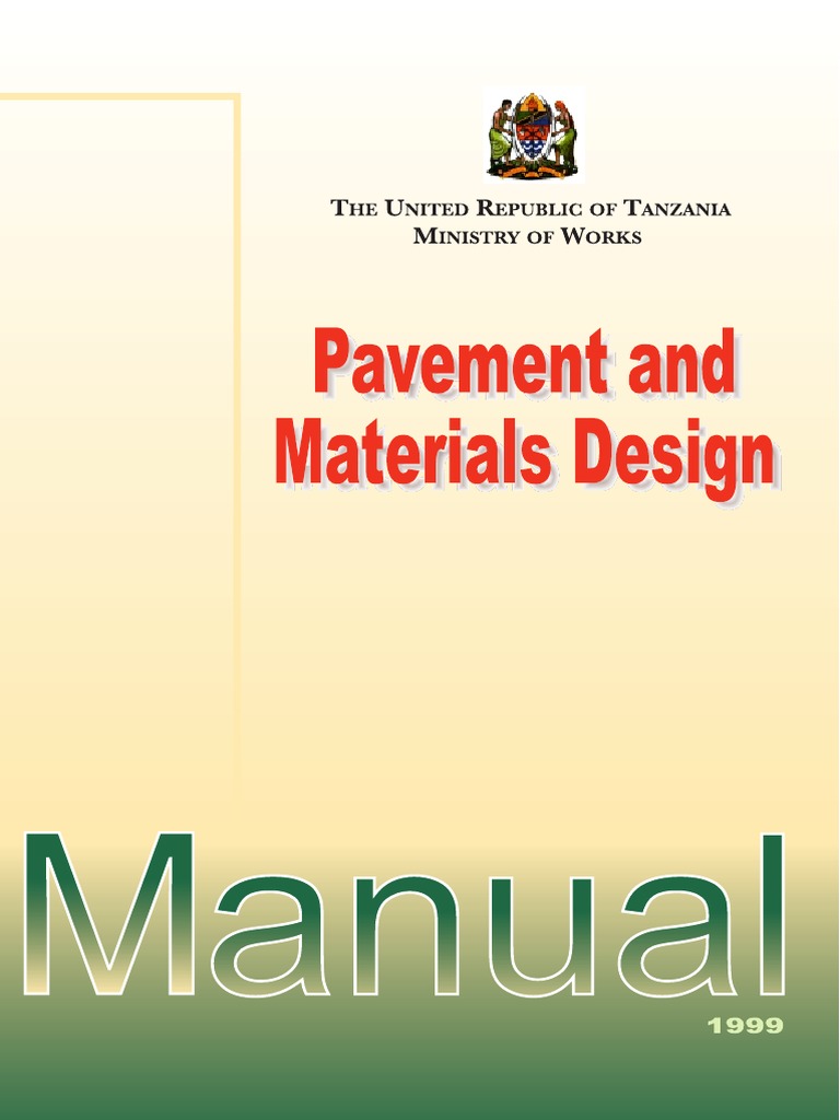 Pavement Materials Design Manual | PDF | Road Surface | Road