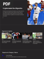 Lista de 100 deportes diferentes | PDF | Ocio | Juegos olímpicos
