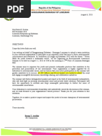 Summer Outing Solicitation Letter | PDF