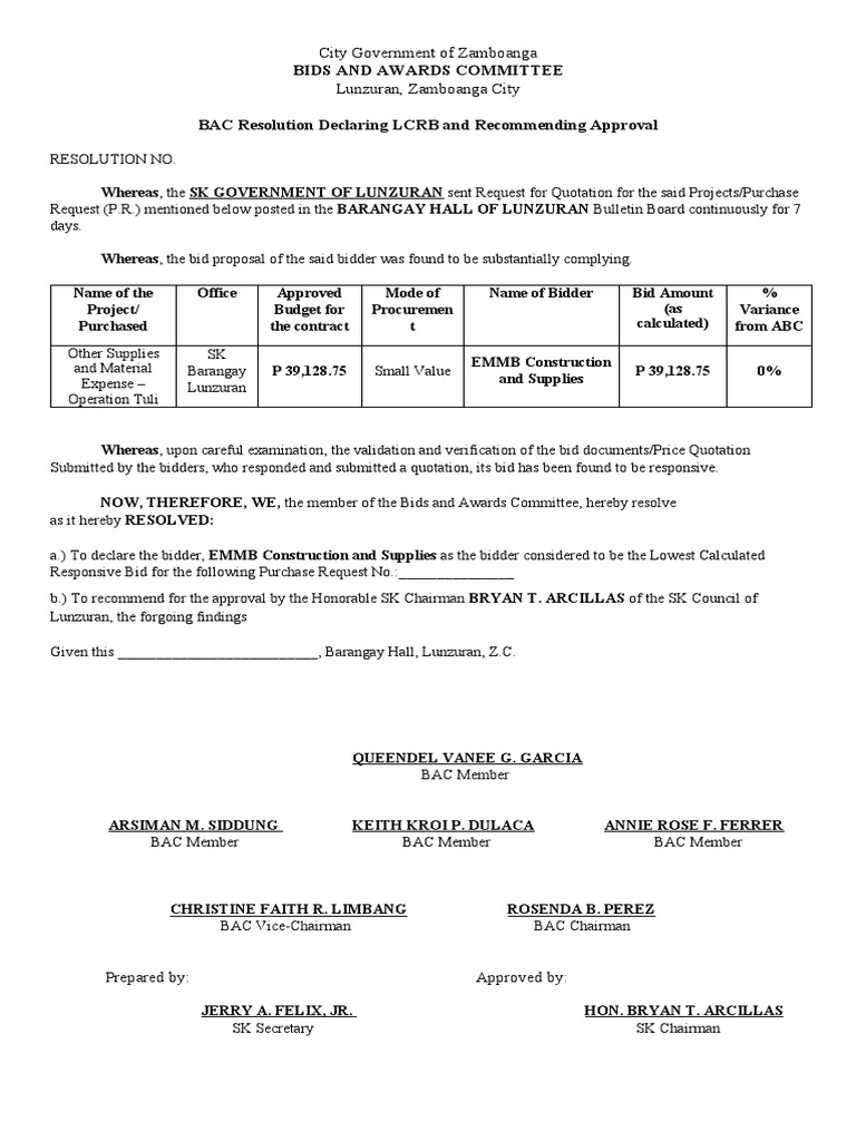 Bac Resolution | PDF