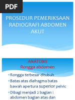 Prosedur Rontgen Abdomen 3 Posisi | PDF