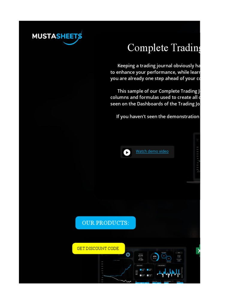 Complete Trading Journal Free Sample v3 | PDF