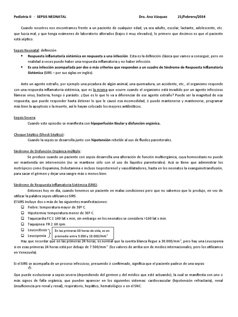 18-Sepsis Neonatal | PDF | Septicemia | Citocina