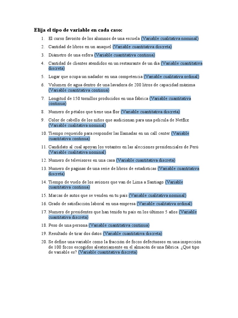 Practica de Variables... | PDF