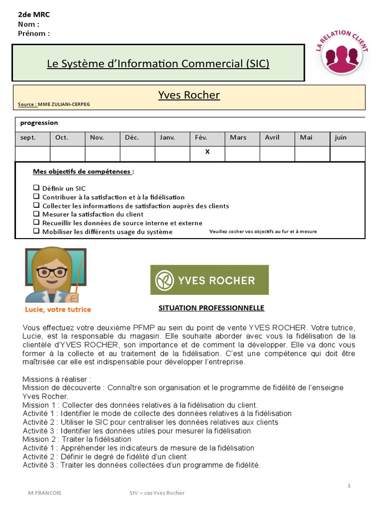 Dossier Elèves -Le SIC-1 | PDF | Programme de fidélité | Application