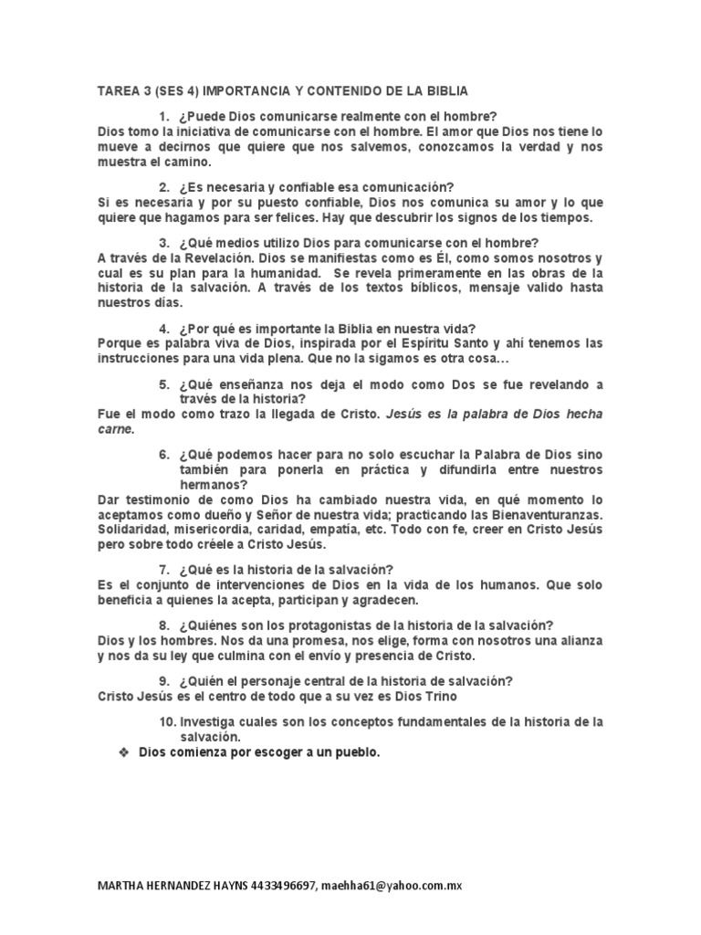 TAREA 3 y 4 SGDAS. ESCR | PDF | Biblia | Jesús