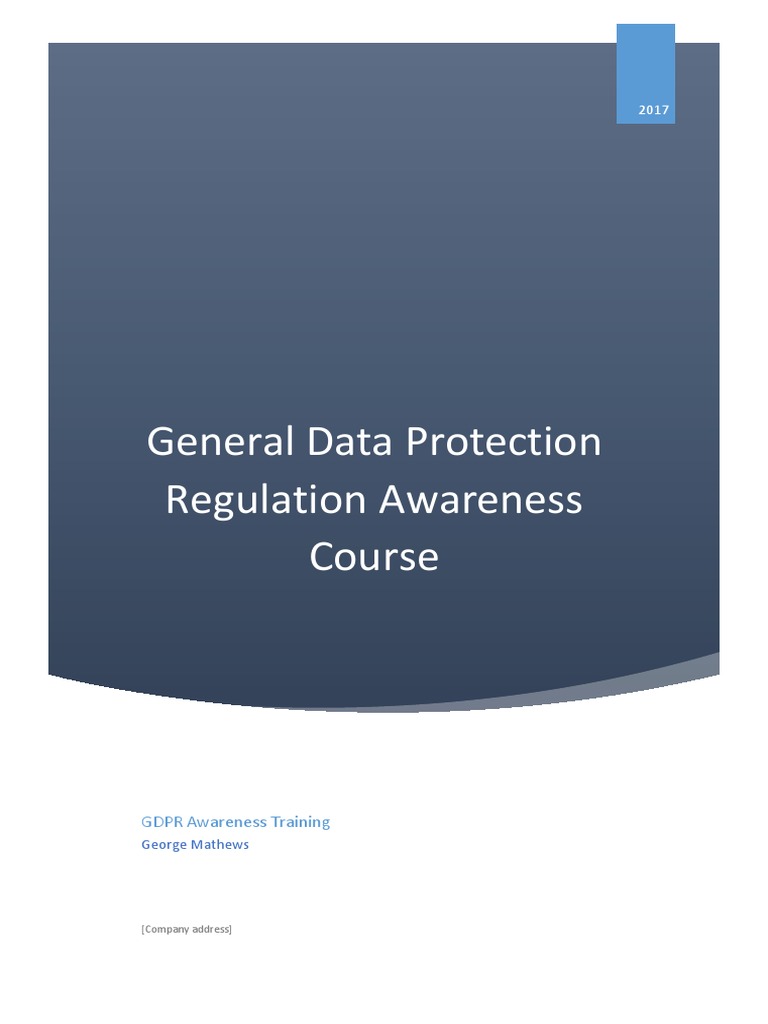 GDPR Guide | PDF