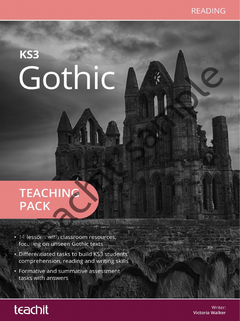 Gothic Teaching Pack Sample | PDF | Reading Comprehension | Gothic Fiction