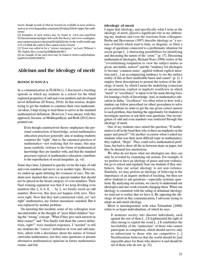 5 DSouza | PDF | Mathematics | Ideologies