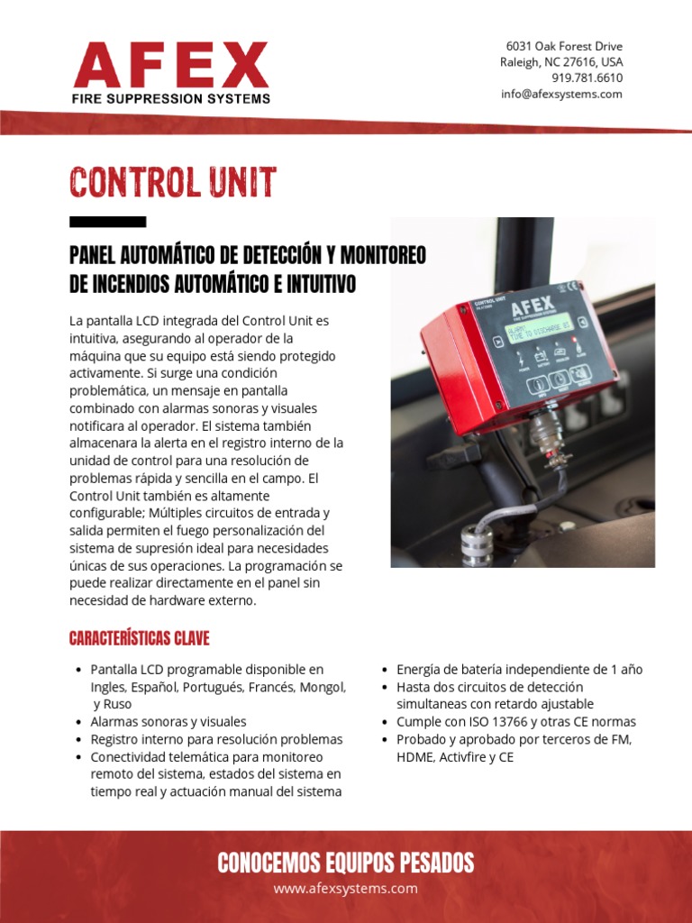 AFEX ES Control-Unit | Descargar gratis PDF | Pantalla de cristal ...