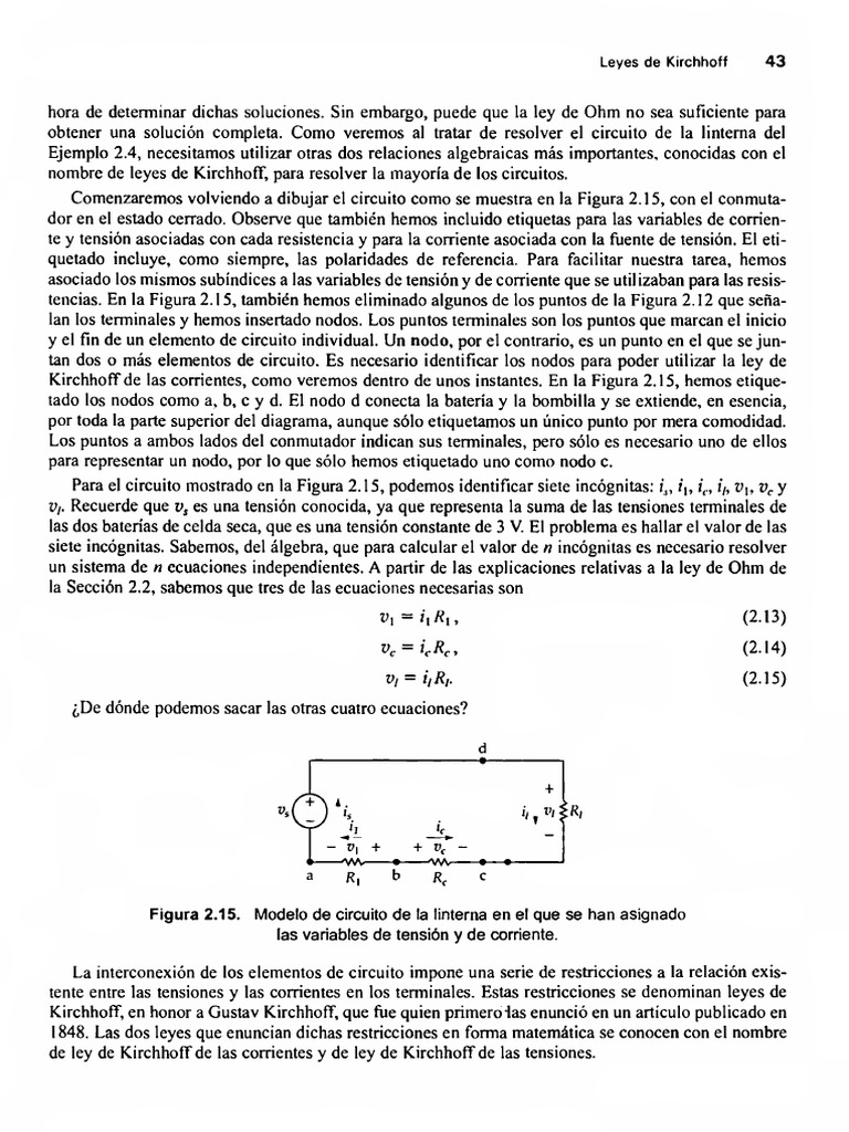 CIRCUITOS ELECTRICOS NILSSON Y RIEDEL - Text-71-75 | PDF | Ecuaciones | Resistencia Eléctrica y ...