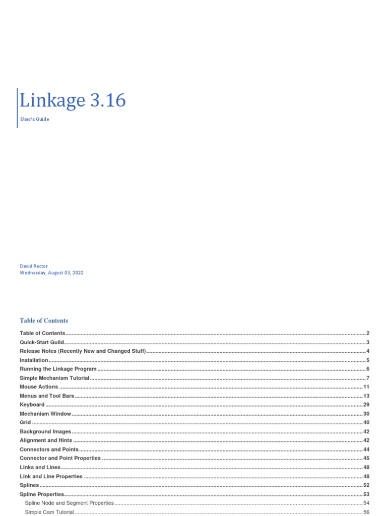Linkage | PDF