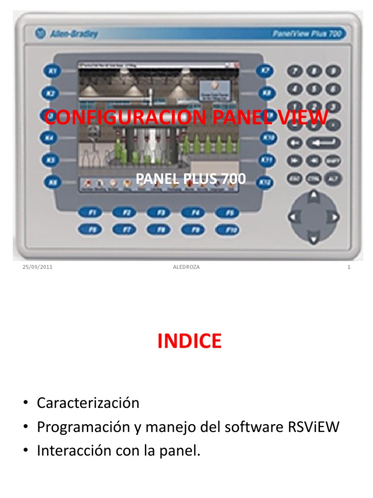 Configuración PanelView Plus 700 | PDF | Hardware de la computadora ...