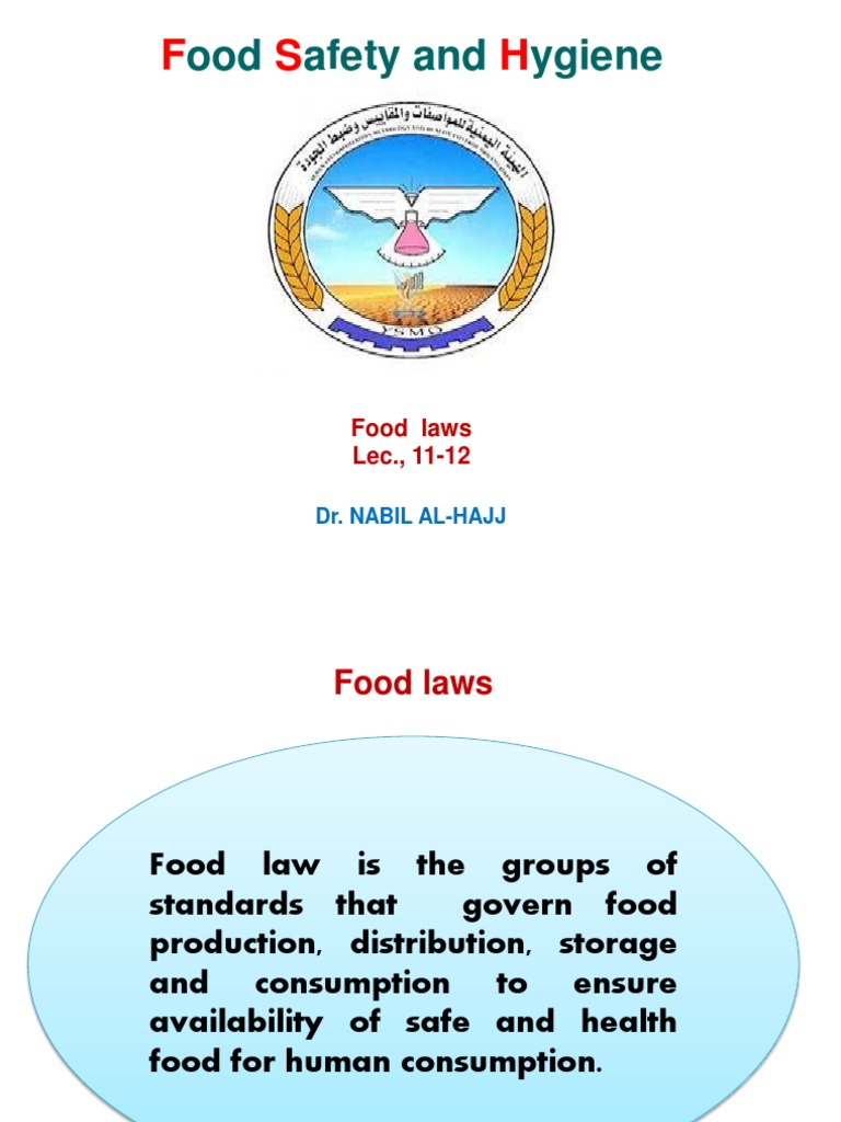 Food Law 12 | PDF | Food Safety | Hazards