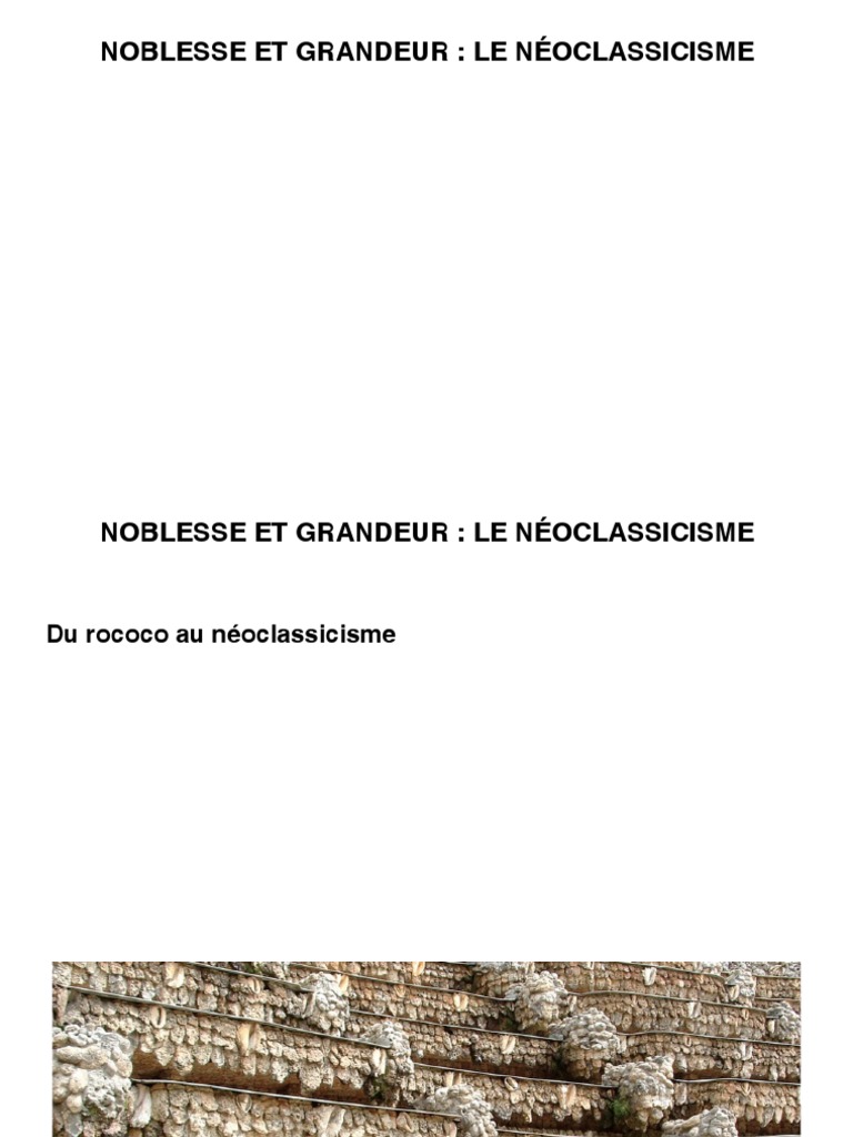 1 - Néoclassicisme | PDF | Persienne | Musée