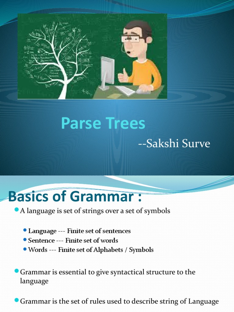 Lecture 2 Parse Tree | PDF | Sentence (Linguistics) | Parsing