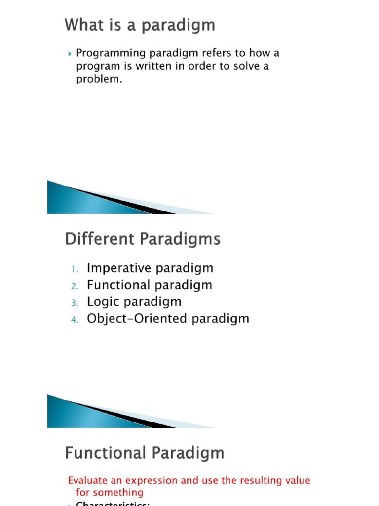 Programming Paradigms | PDF
