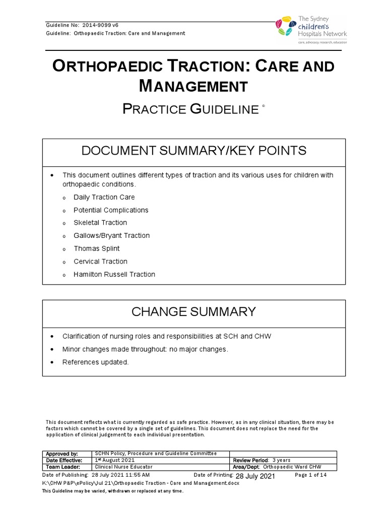 Skin Traction | Download Free PDF | Orthopedic Surgery | Hip