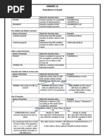 GRADE 12.excel Functions | PDF | String (Computer Science) | Numbers