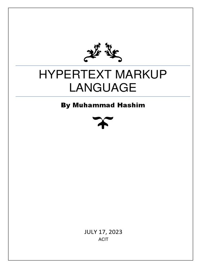 HTML5 Complete Book | PDF | Html Element | Html