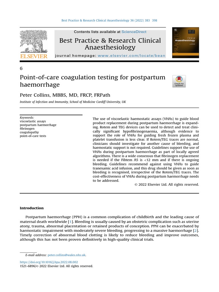 Point-of-care-coagulation-testing-for-p_2022_Best-Practice---Research ...
