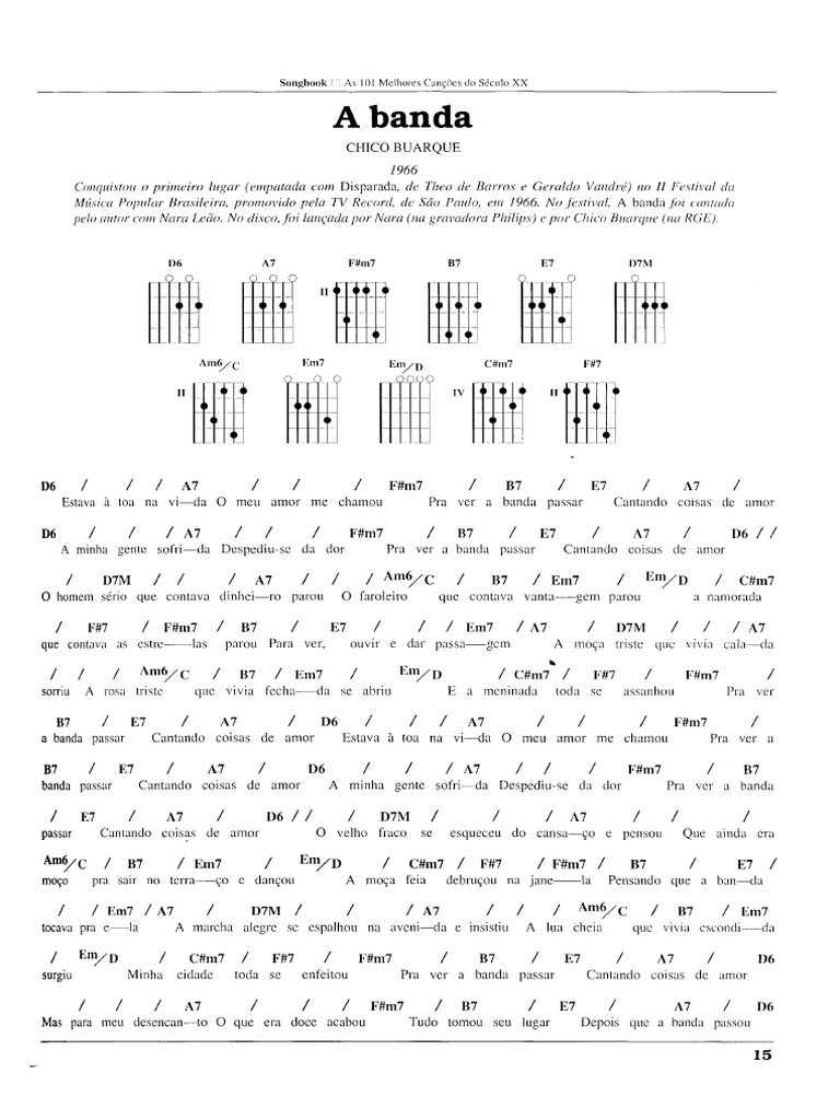 A Banda - Chico Buarque | PDF