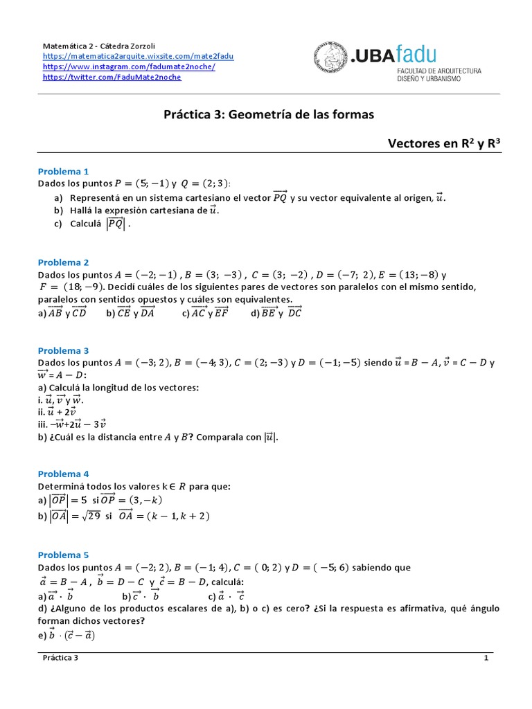 Práctica 3 - Geometría - 2023 M2 ZORZZOLI TN | PDF | Triángulo | Elipse
