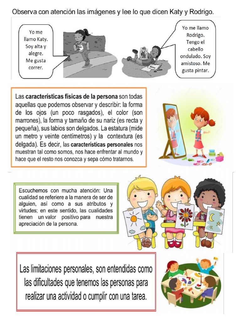 Ficha Soy Unico y Valioso | PDF