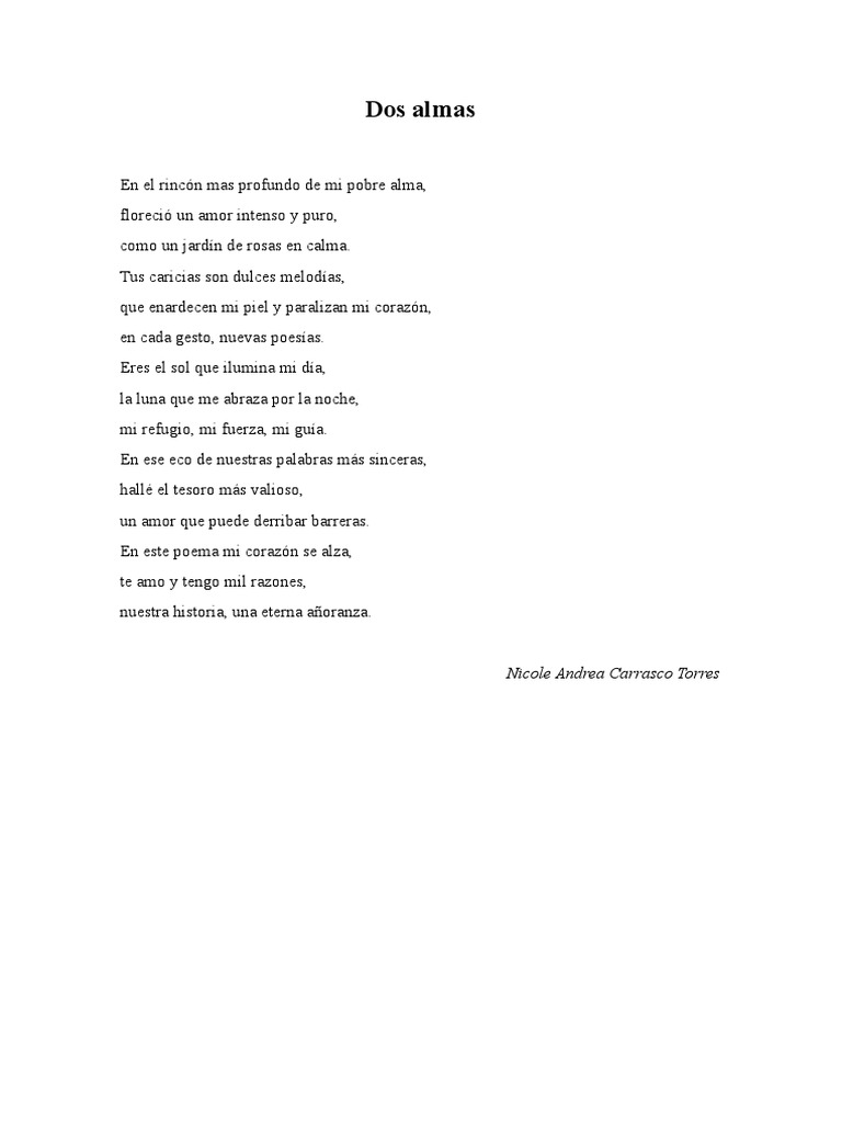 Poema Dos Almas | PDF