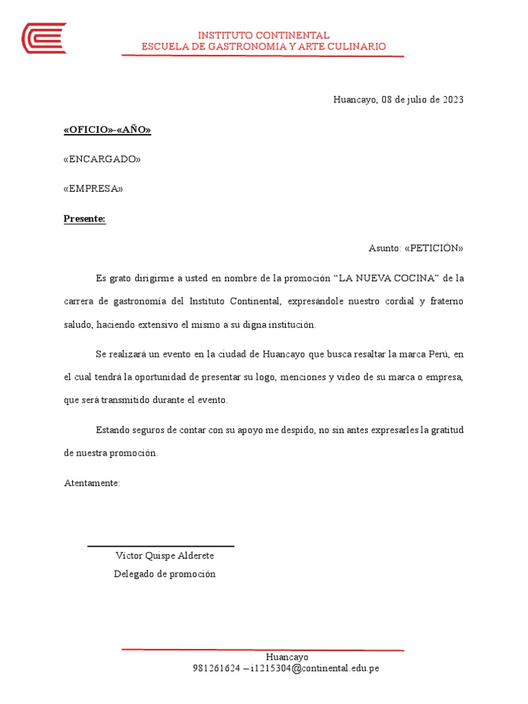 Formato Oficios | PDF
