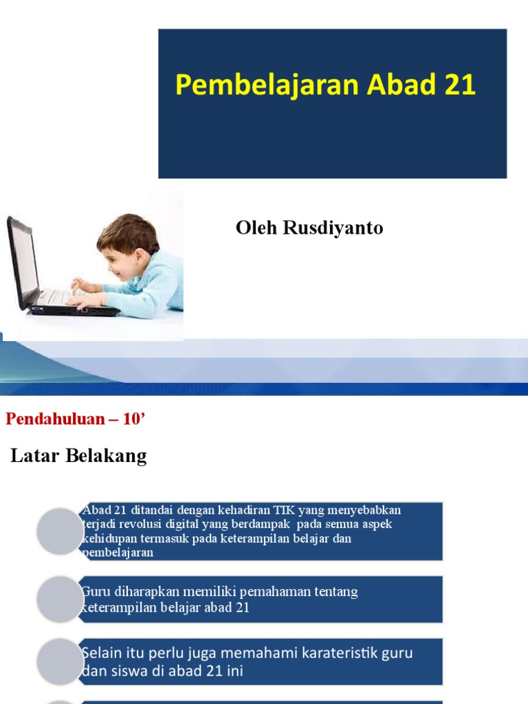01. PPT Pembelajaran Abad 21 | PDF