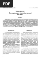 Quemaduras Faciales y Signos de Flogosis | PDF | Quemar | Inflamación