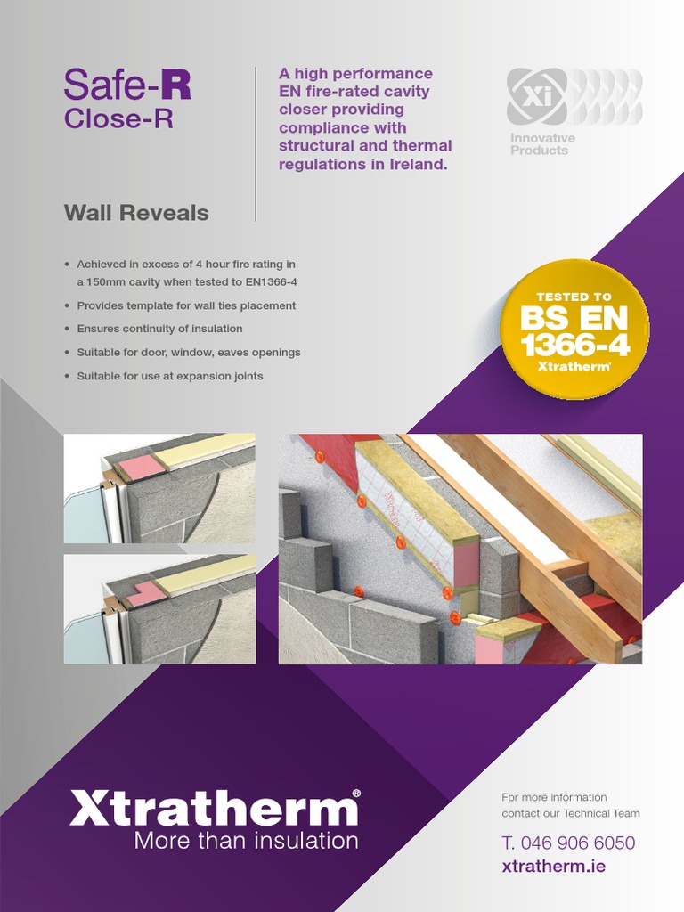 Xtratherm - Safe-R Close-R v2 (1) | PDF | Building Insulation | Heat ...