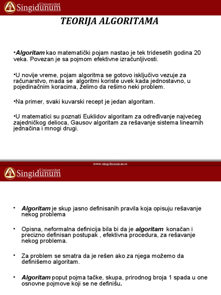 Algoritmi | PDF