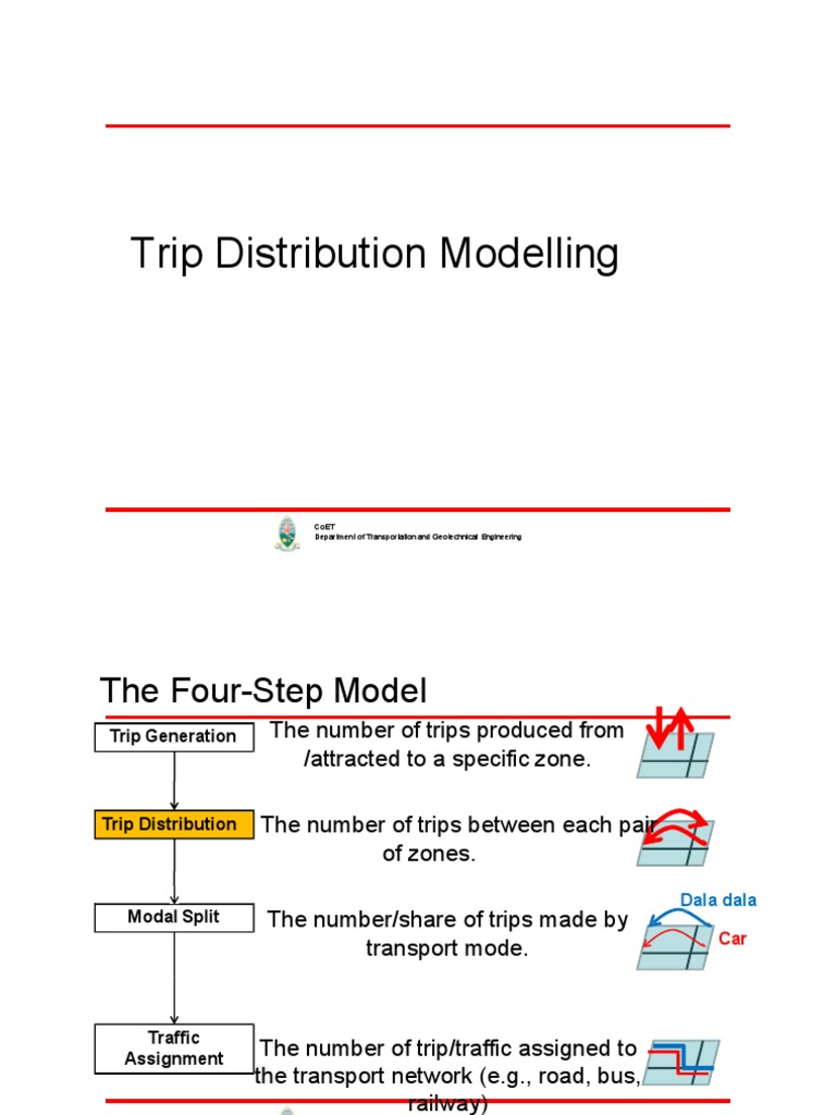 TR 631 LT 2.3 Trip Distribution Modelling | PDF | Applied Mathematics
