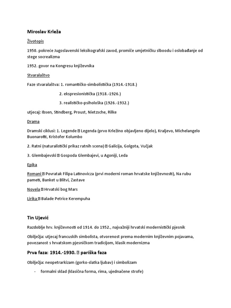 Hrvatski Skripta | PDF