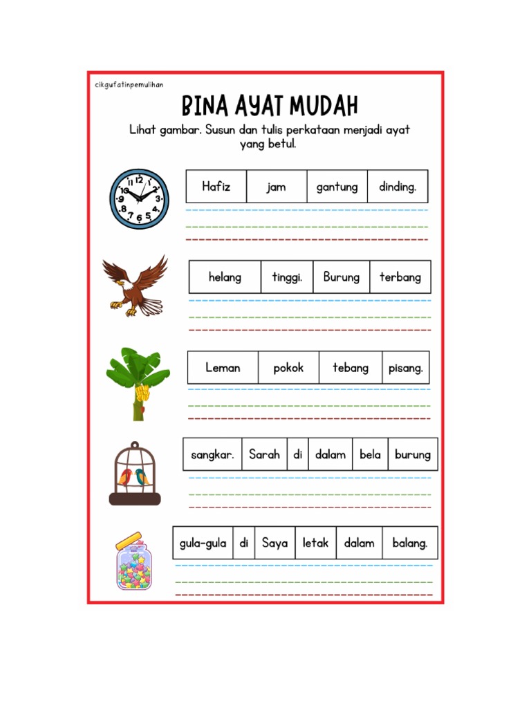 Susun Perkataan | PDF