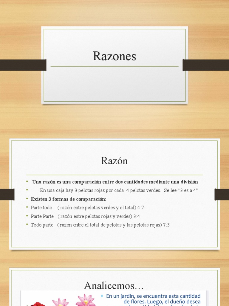Razones 6to | PDF