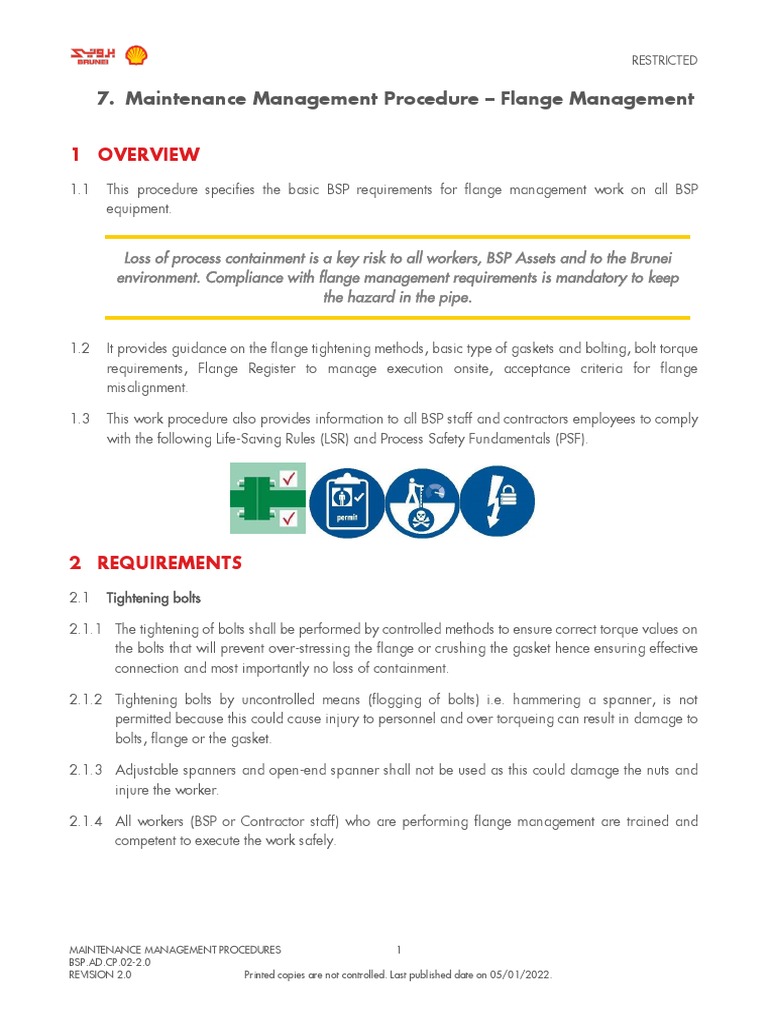 MMP - Flange Management | PDF