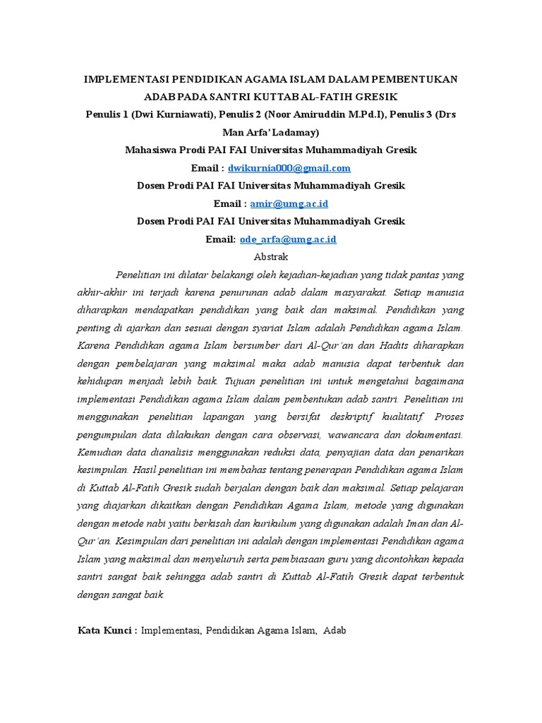 Artikel Dwi | PDF | Karier & Perkembangan