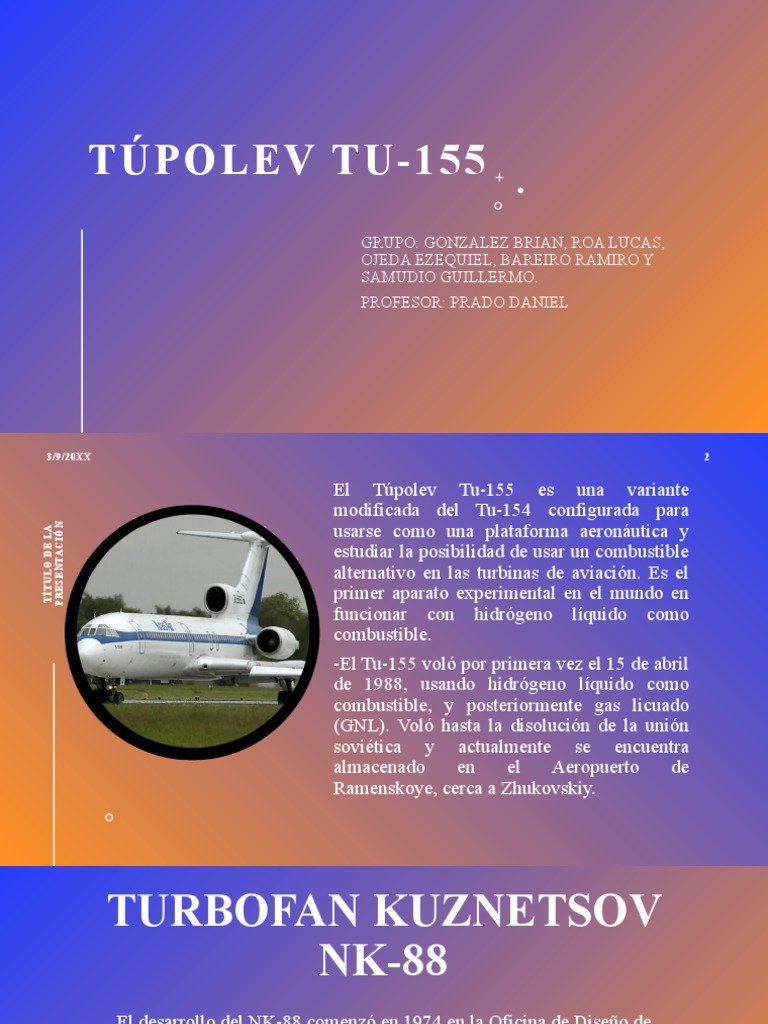 Túpolev Tu 155 | PDF | Ingeniería Aeroespacial | Aeronáutica