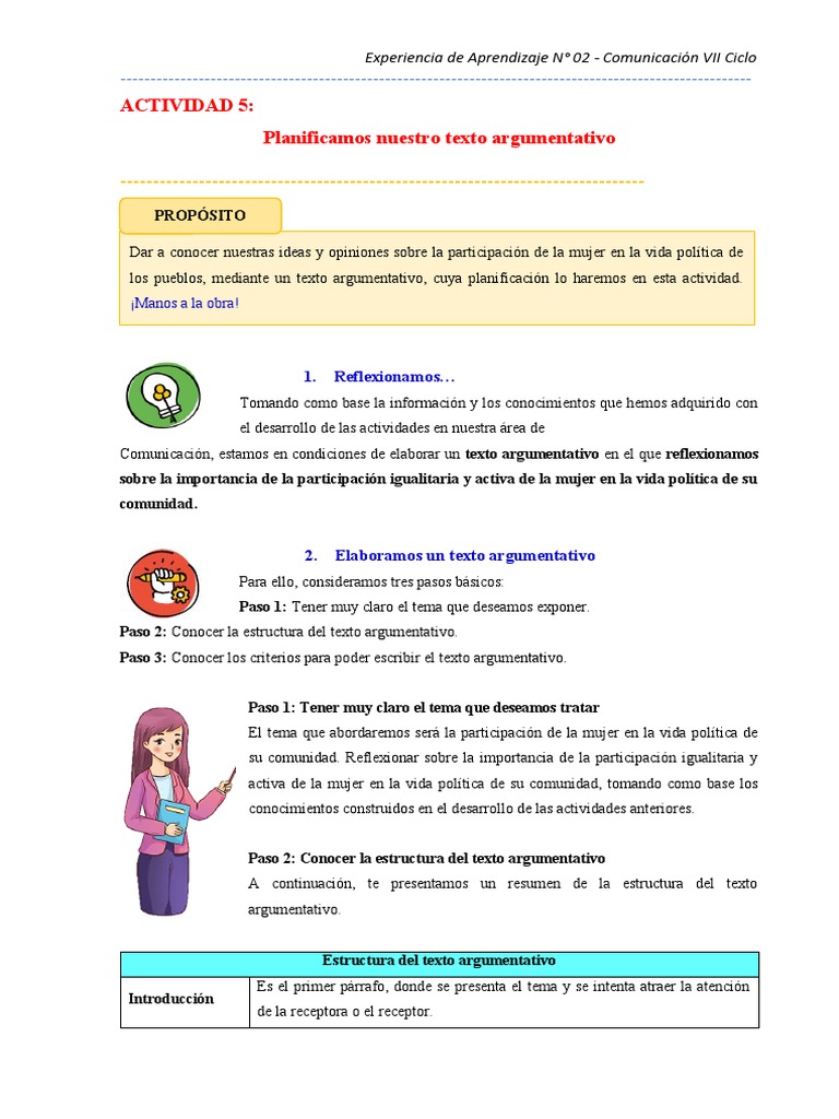 Actividad 5 | PDF | Hablar en público | Aprendizaje