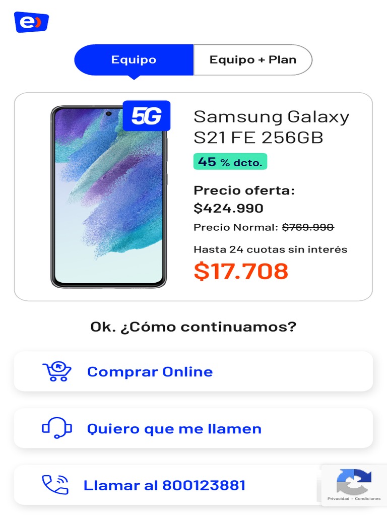 Entel - C2C Equipos Privado | PDF