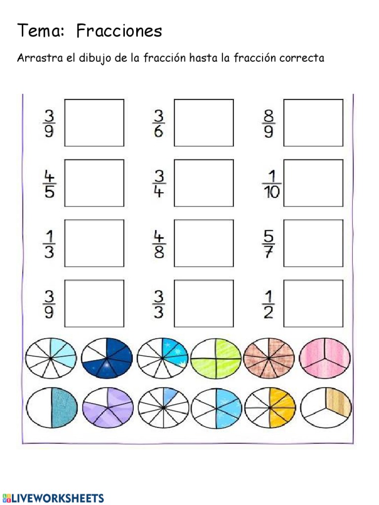 Ejercicios Fracciones | PDF