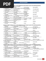 ENGLISH EXERCISE For FINAL EXAM S3 | PDF