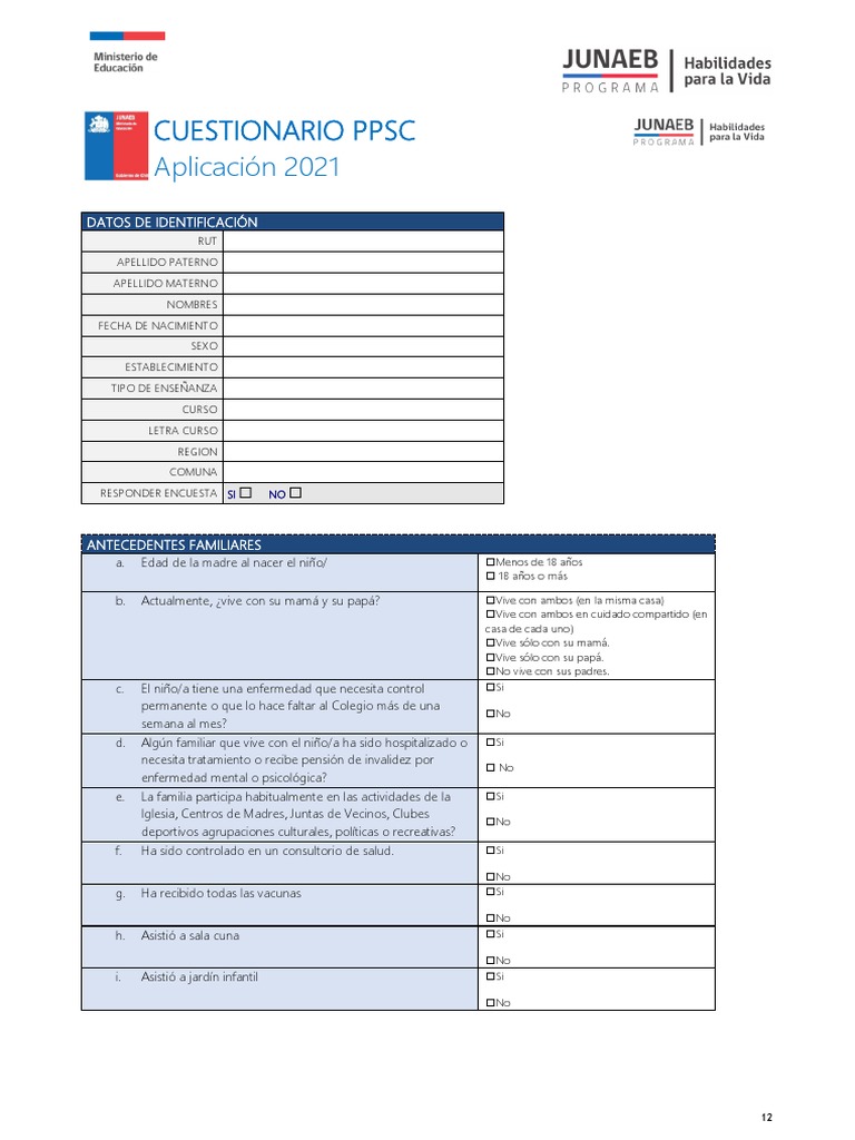 Formato PPSC 2021 | PDF