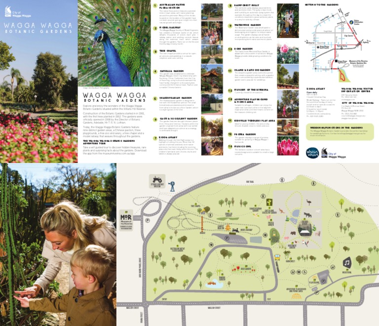 Botanic Gardens Brochure Map | PDF | Gardens | Landscape Architecture