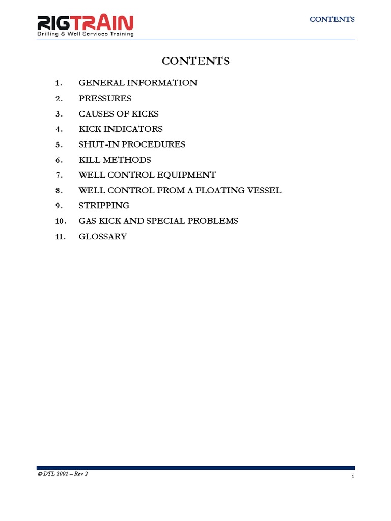 Rig-Train-Well-Control-Hydro Stat Dyna | PDF | Energy Technology ...
