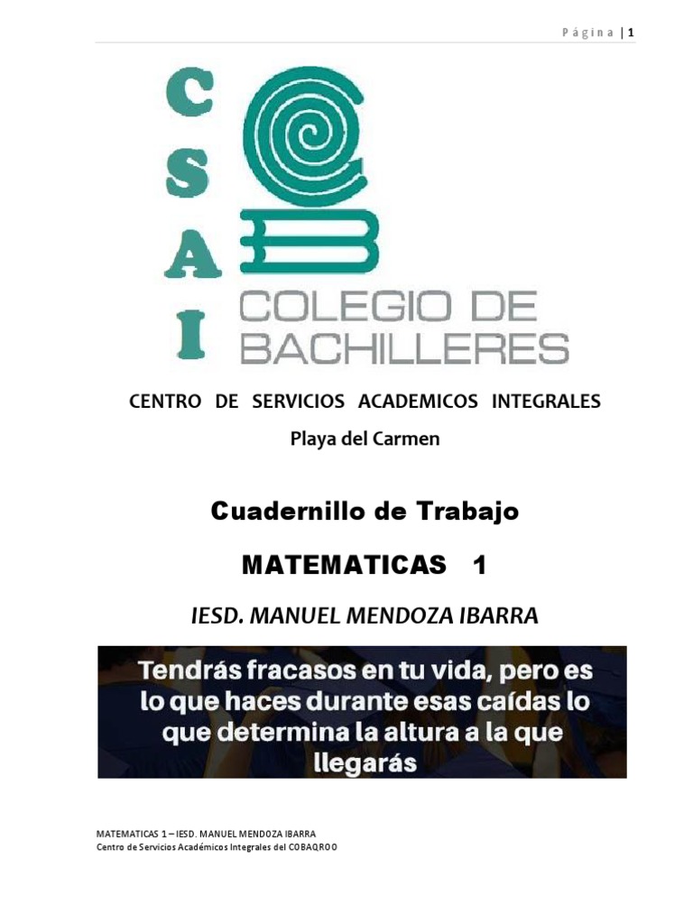 Libro Global Matematicas 1 | PDF | Números | Número complejo