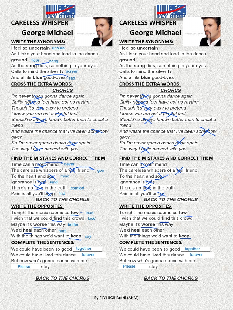 Careless Whisper | PDF